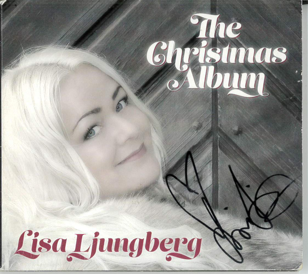 Lisa Ljungberg - the christmas album (CD) beg signerad - Boa